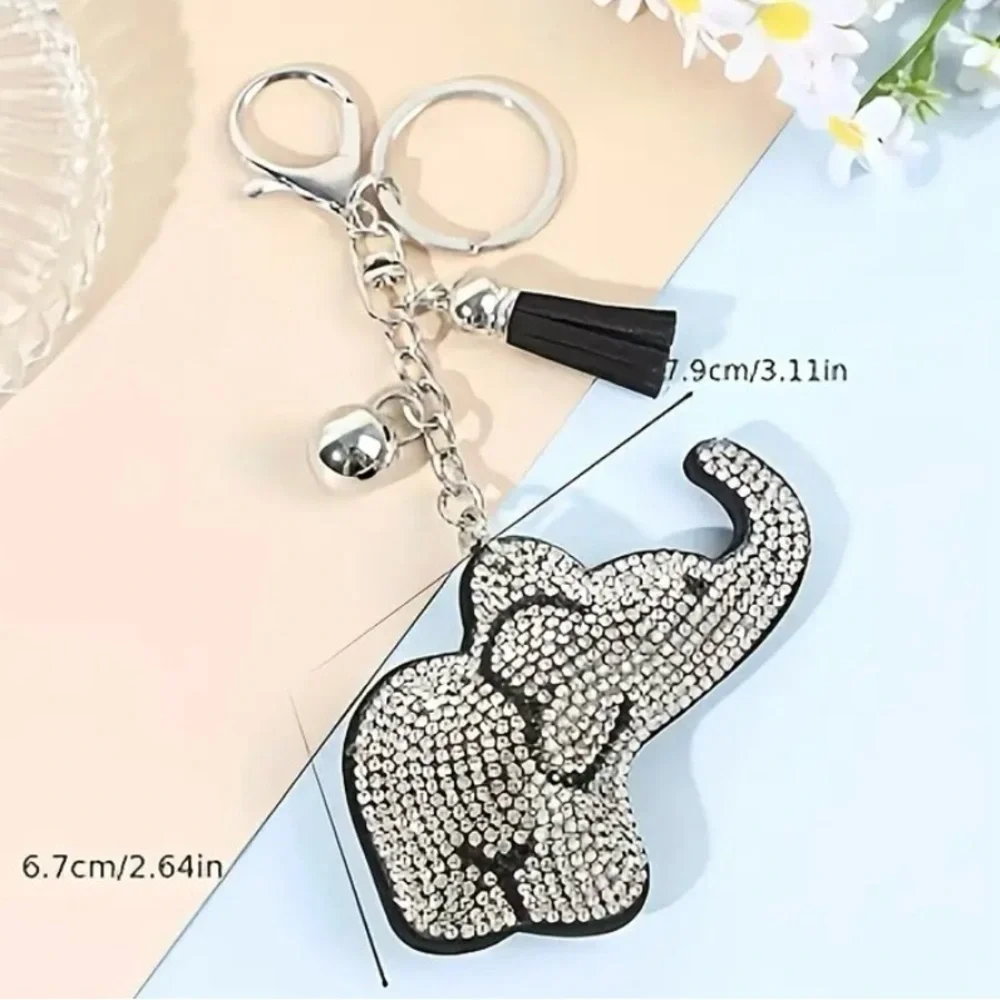 Accessories | Crystal Baby Good Luck Elephant Keychain | Poshmark